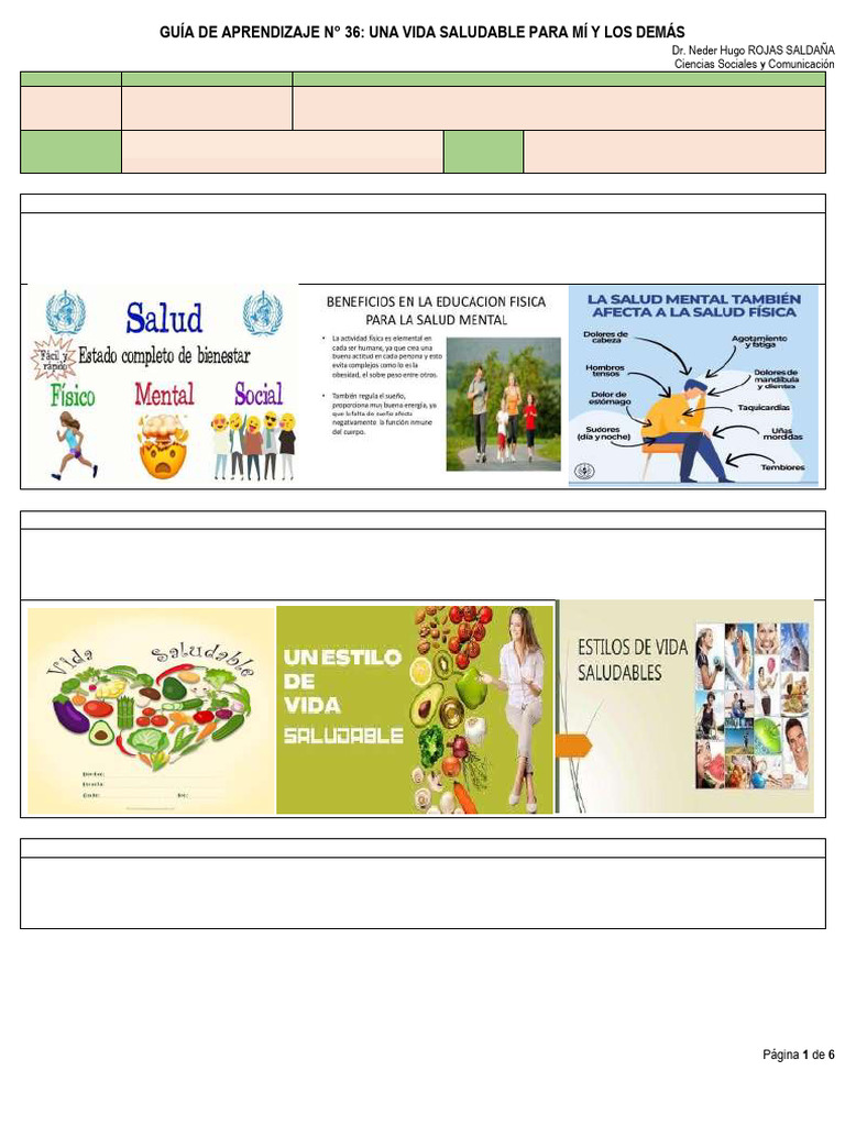 Hábitos para una Vida Saludable | PDF | Alimentos