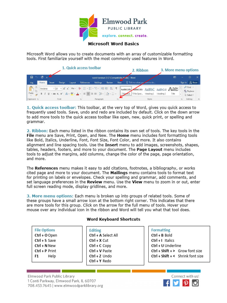 Word Basics EPPL | PDF | Microsoft Word | System Software