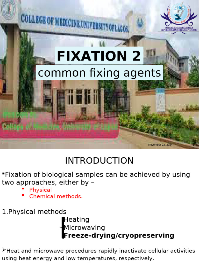 Fixation 2 | PDF | Fixation (Histology) | Histology