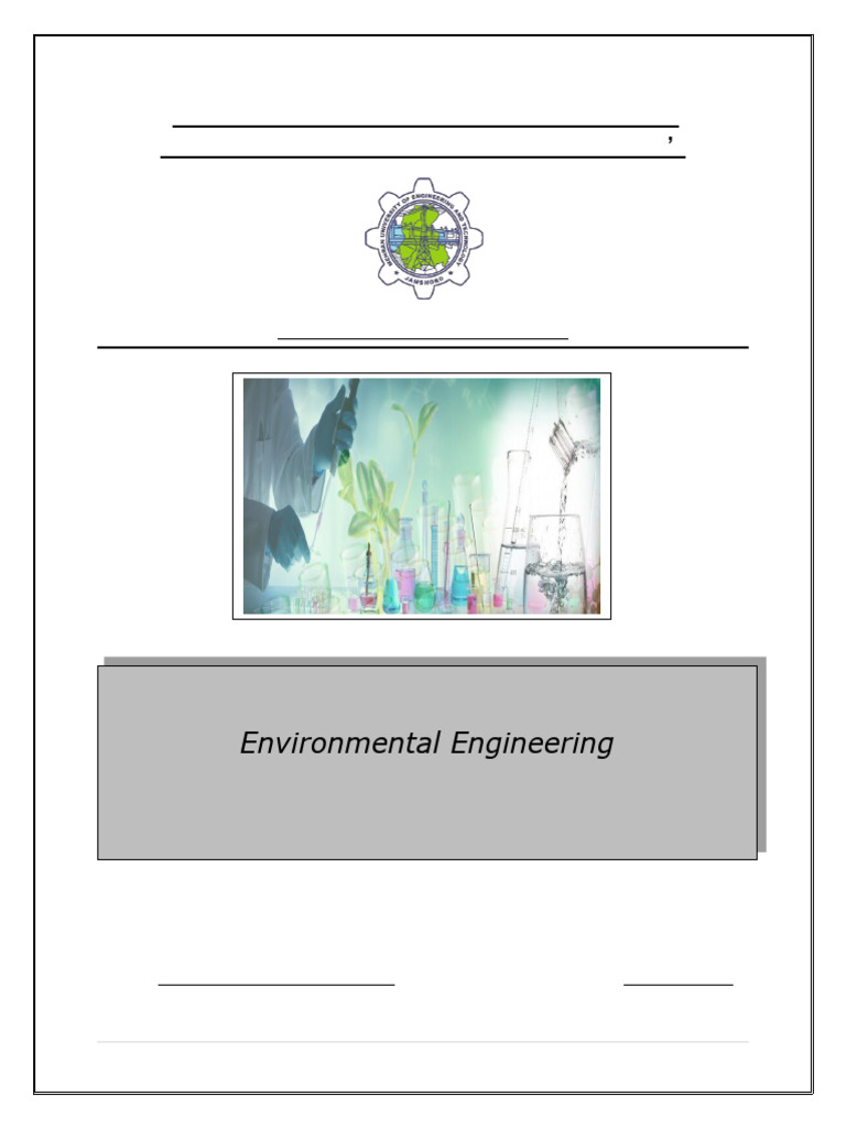 Environmental Engineering Lab Manual | PDF | Sodium Hydroxide | Ph