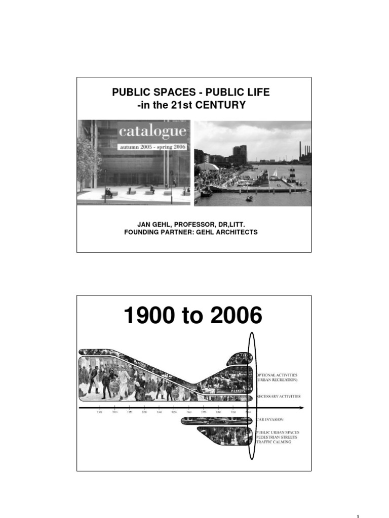 Public Spaces - Public Life | PDF | Travel | History
