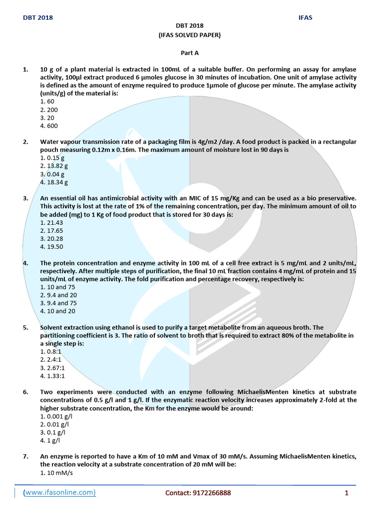 DBT PYQ 2018 | PDF | Molecular Cloning | Endoplasmic Reticulum DBT PYQ 2018 | PDF | Molecular Cloning | Endoplasmic Reticulum