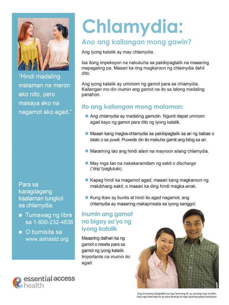 PDPT Essential Access Chlamydia Tagalog 2020 | PDF