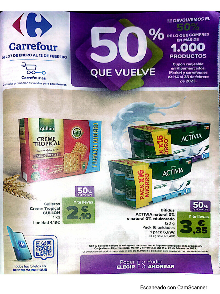 Folleto 50 Que Vuelve Carrefour | PDF