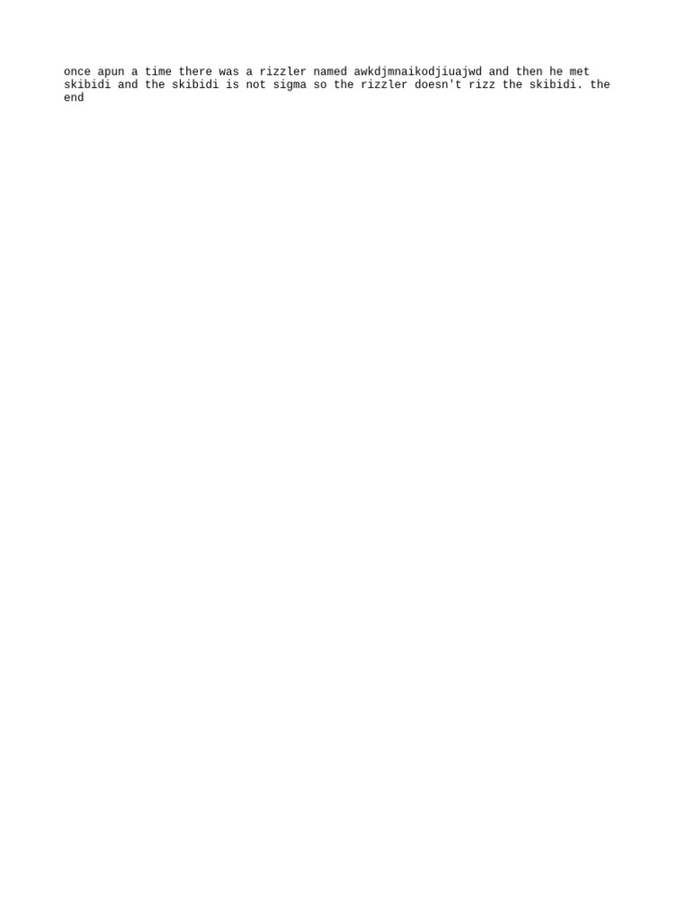 Rizz Ler and The Skibidi | PDF