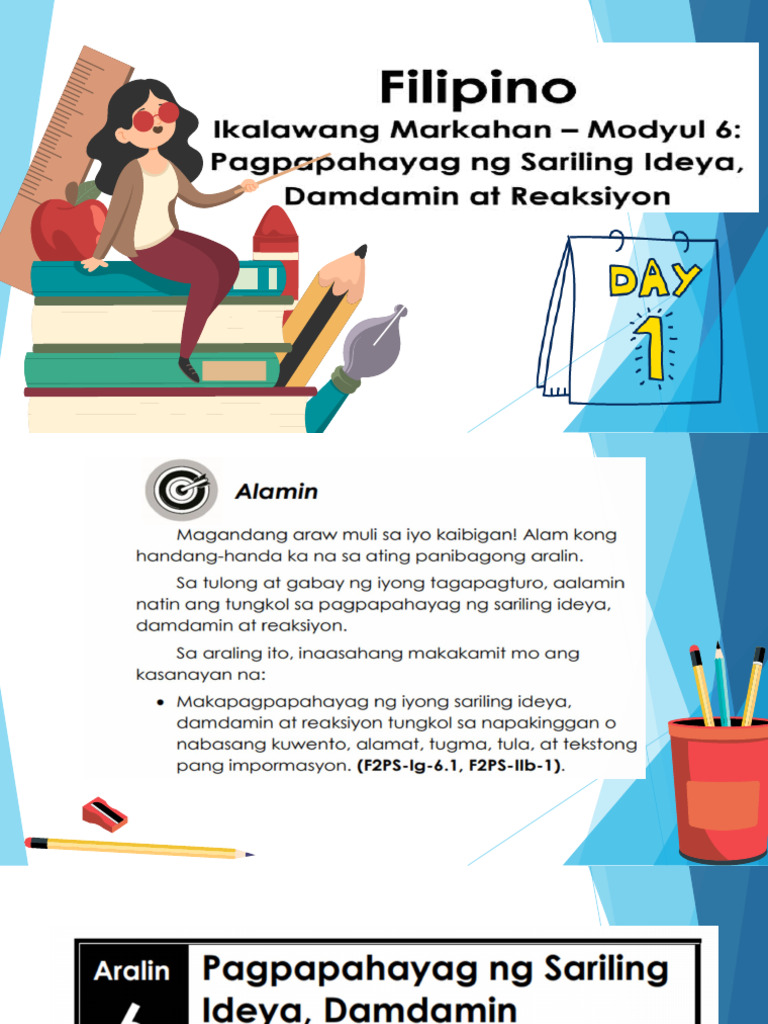 Filipino Q2 Week7 - Day1 5 | PDF