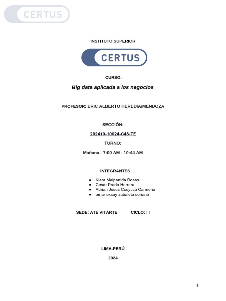 Big Data - Aa1 | PDF | Apache Hadoop | Big Data