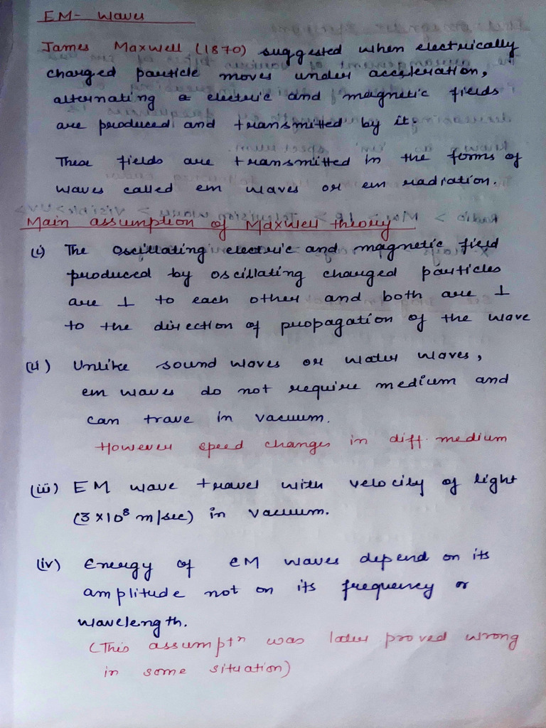 Wave Characteristics - Chemistry | PDF