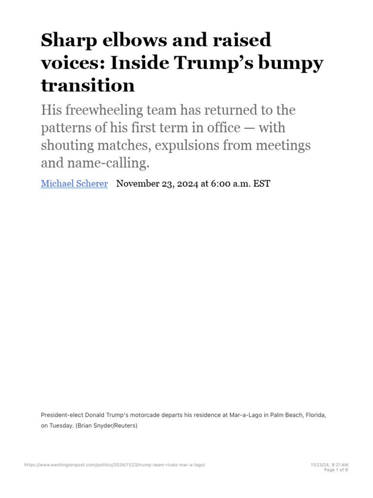 Scribd Doc 1 | PDF | Donald Trump | American Government