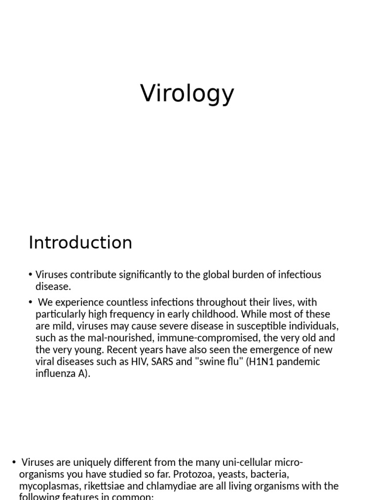 Virology | PDF | Virus | Cell (Biology)