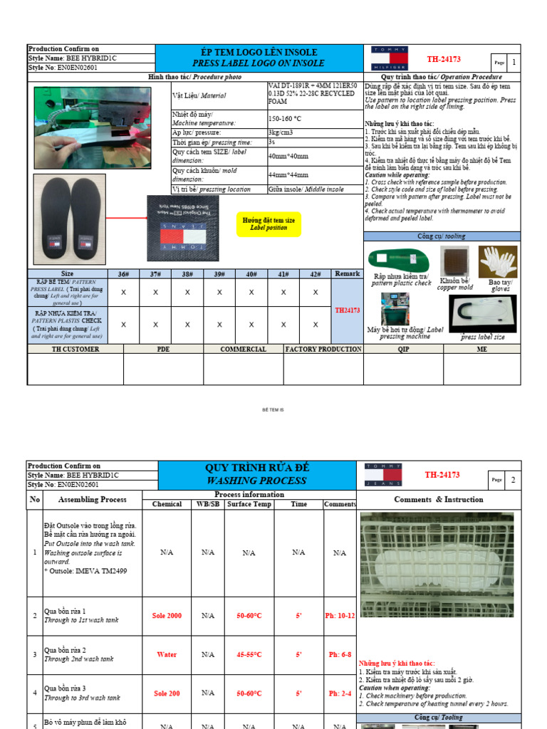 Sop Assembly Fa24 Bee Hybrid 1c Th24173 | PDF
