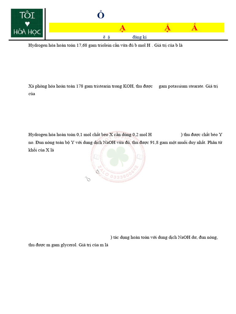 Ngay 7 Phan Dang Bai Tap Chat Beo | PDF