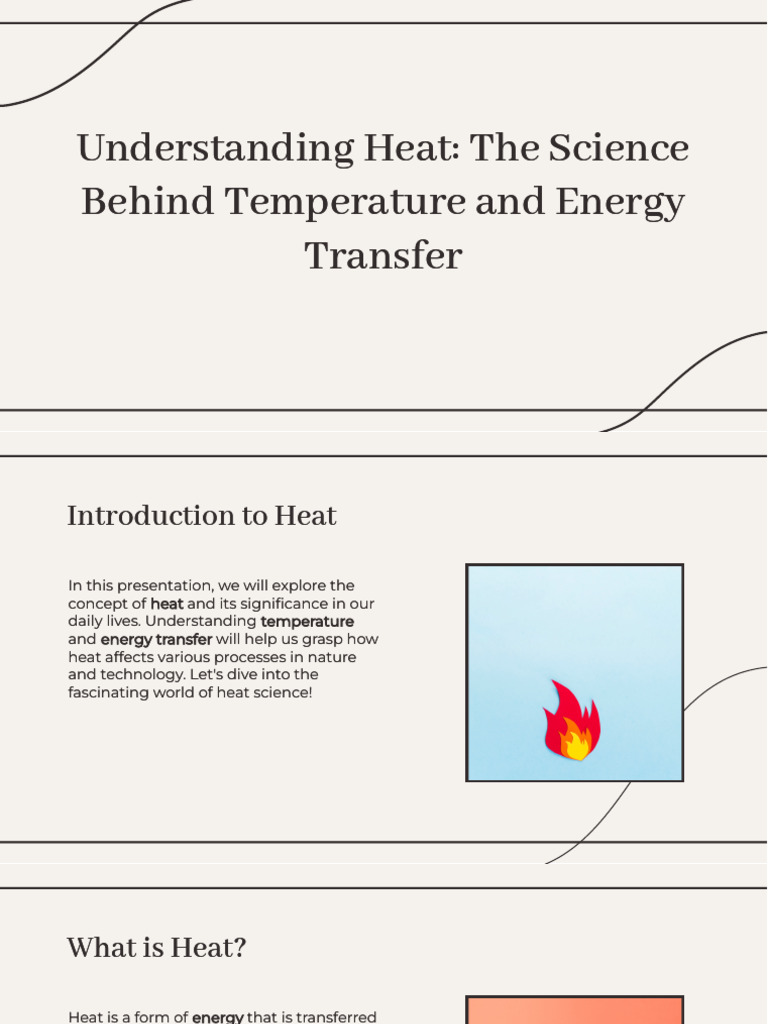 Slidesgo Understanding Heat The Science Behind Temperature and Energy ...