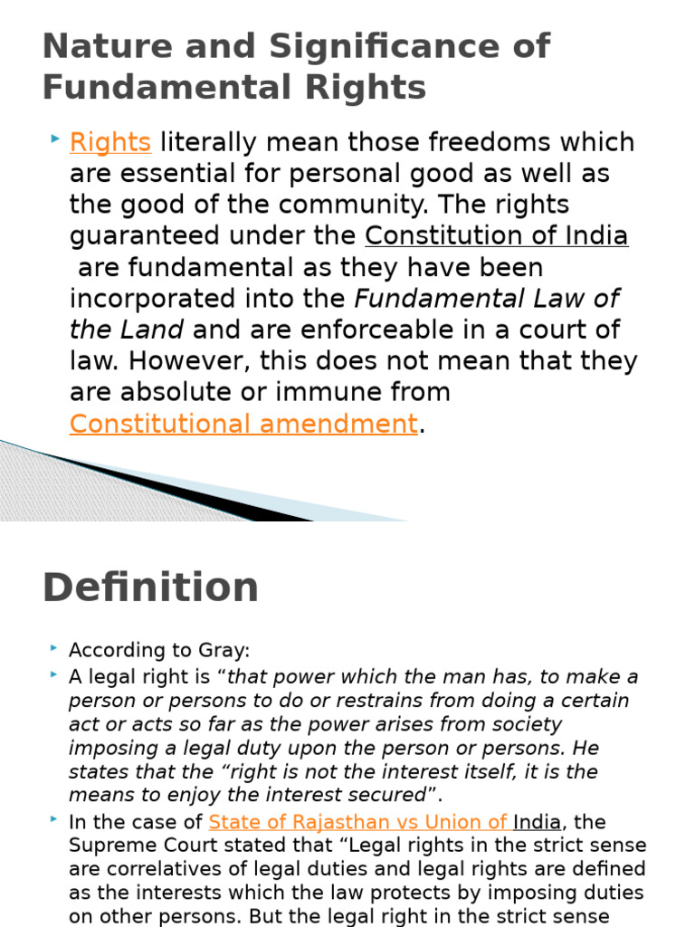 Fundamental Rights | PDF | Political Science | Justice