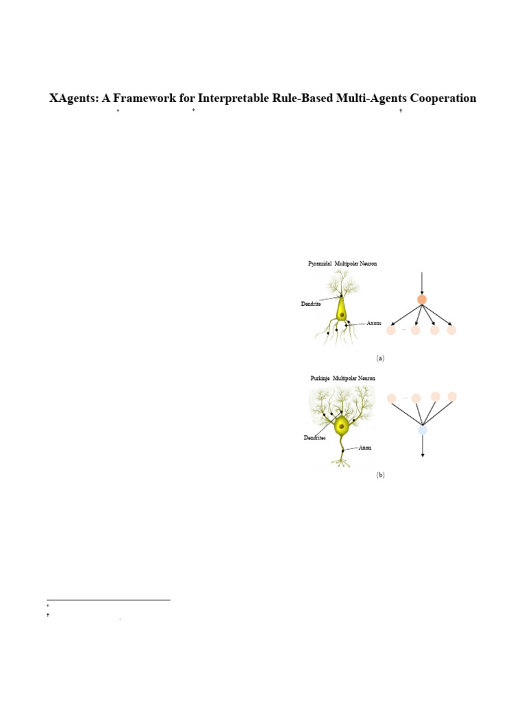 Xagents: A Framework For Interpretable Rule-Based Multi-Agents Cooperation | PDF | Cerebellum ...