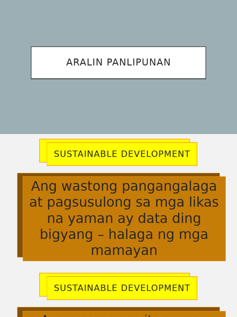 Aralin Panlipunan Reviewer88 | PDF