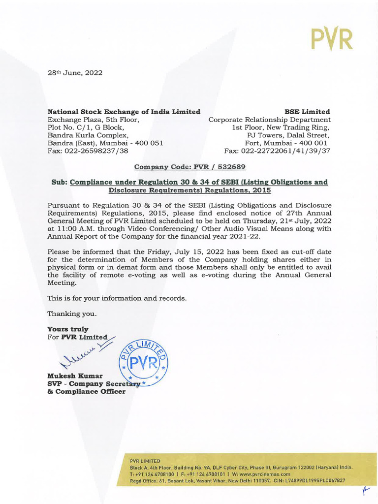 PVR 2021-22 | PDF | Login | Electronic Voting