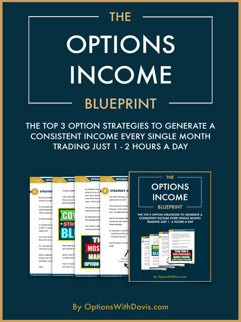 Options Income Blueprint | PDF | Option (Finance) | Stocks