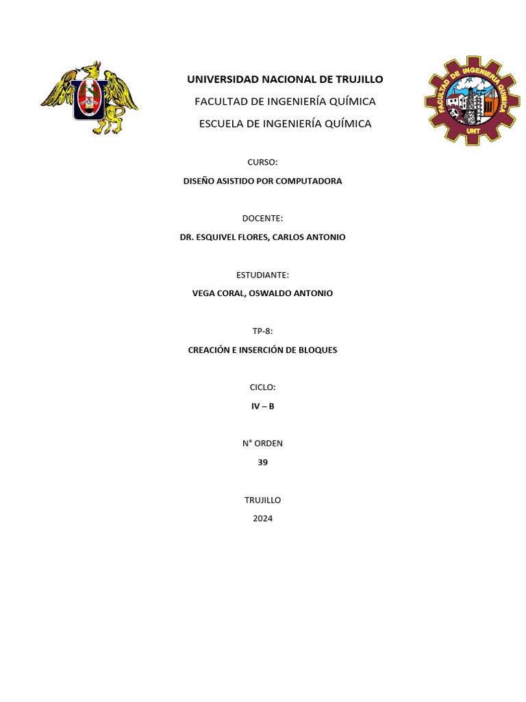 TP - 8 | PDF | Cad automático