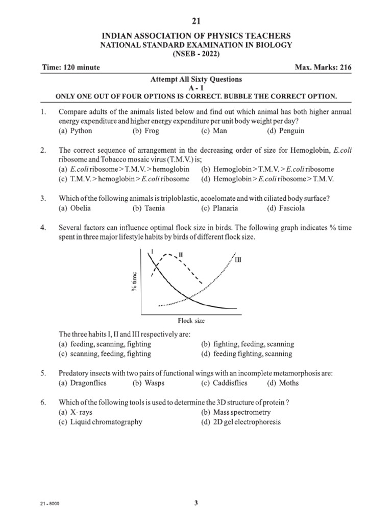 Nseb 2022 23 Part I | PDF