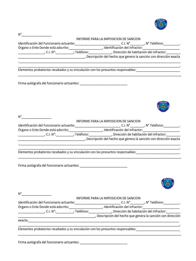 Informe Individual de Multas | PDF