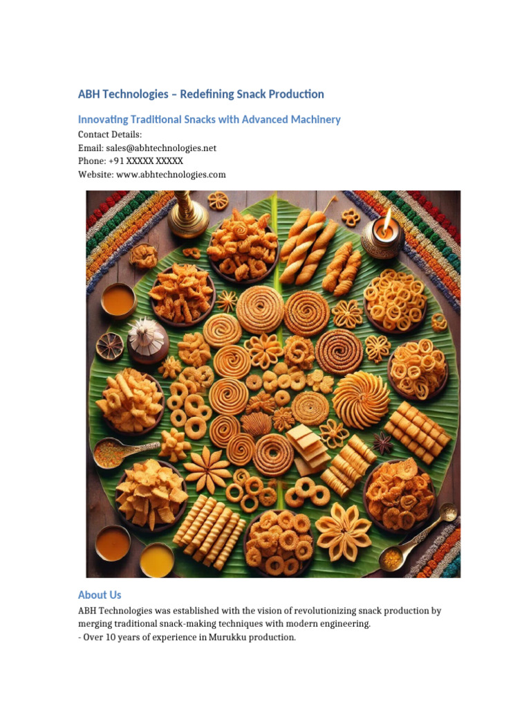 ABH Technologies Reorganized Brochure | PDF | Engineering