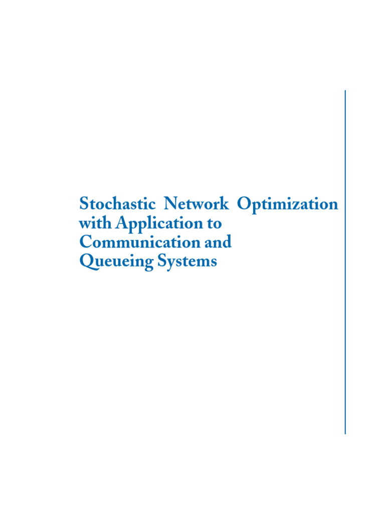 Neely 2010 | PDF | Algorithms | Applied Mathematics
