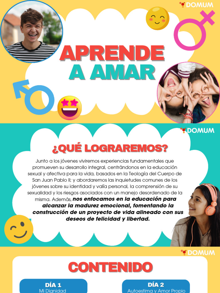 Aprende A Amar Taller Vacacional | PDF | Autoestima | Amor