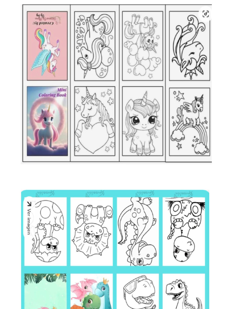 Mini Libros para Colorear | PDF