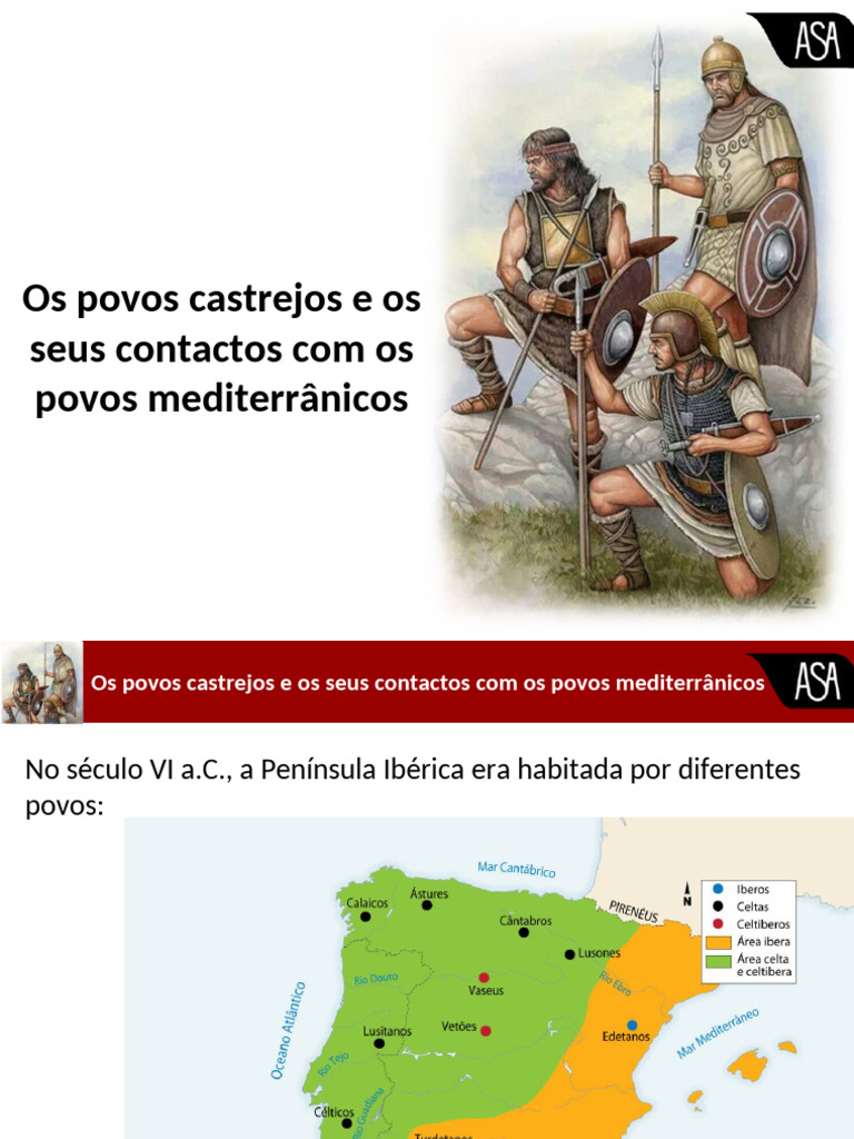 Os Povos Castrejos e Os Seus Contactos Com Os Povos Mediterrânicos ...