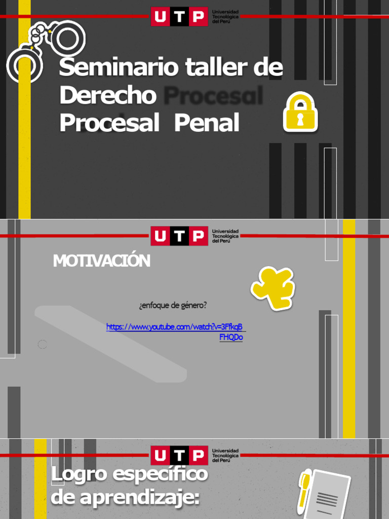 S06 - s01 - Material para La Clase - Semana 6 | PDF | Ley procesal | Victimologia