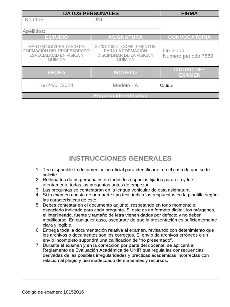 Examen Complementos | PDF | Moda | Enseñando