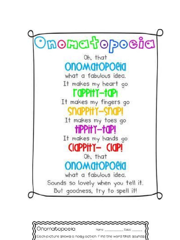 Onomatopoeia | PDF