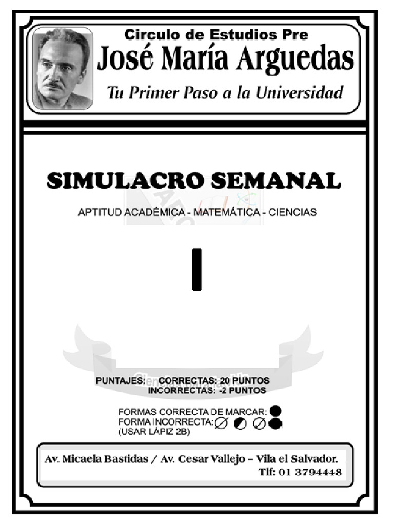 Simulacro 1 | PDF