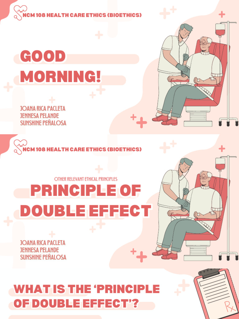 Principle of Double Effect - Pacleta, Pelande, Peñalosa | PDF ...