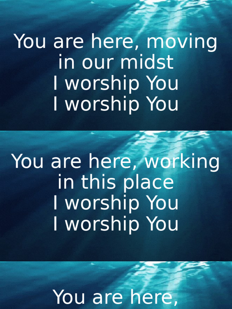 Way Maker Worship Presentation | PDF | Wellness | Religion & Spirituality