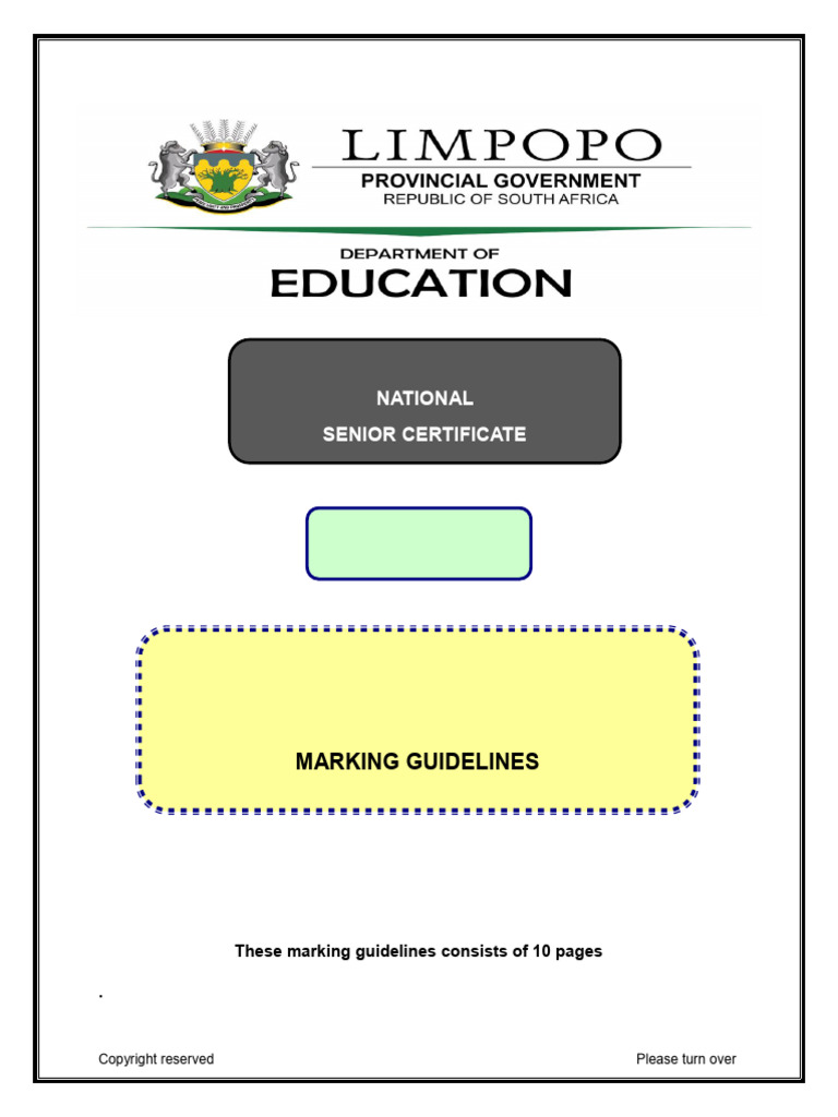 LFSC Gr10 P1 MEMO Nov 2024 ENG | PDF | Stoma | Leaf