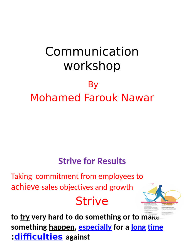 Communication Workshop for Sales Growth | PDF | Emotions | Communication