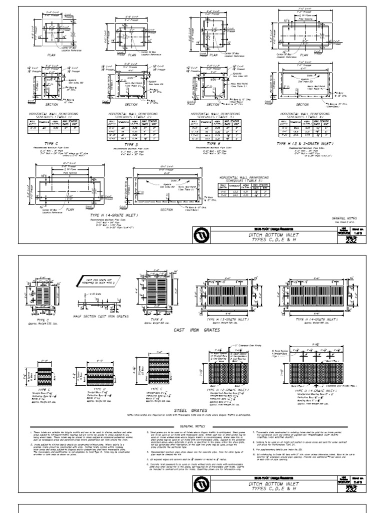 232 Catch Basin | PDF | Civil Engineering | Structural Engineering