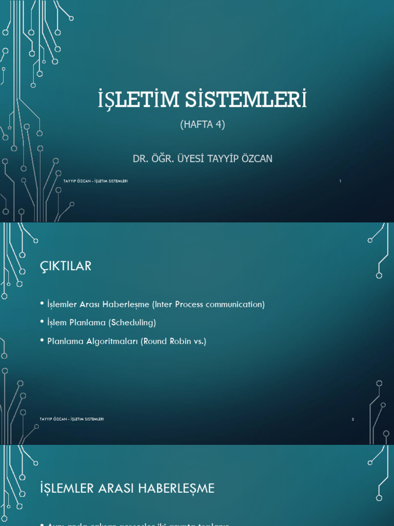 Letim Sistemleri Sunum 4 | PDF