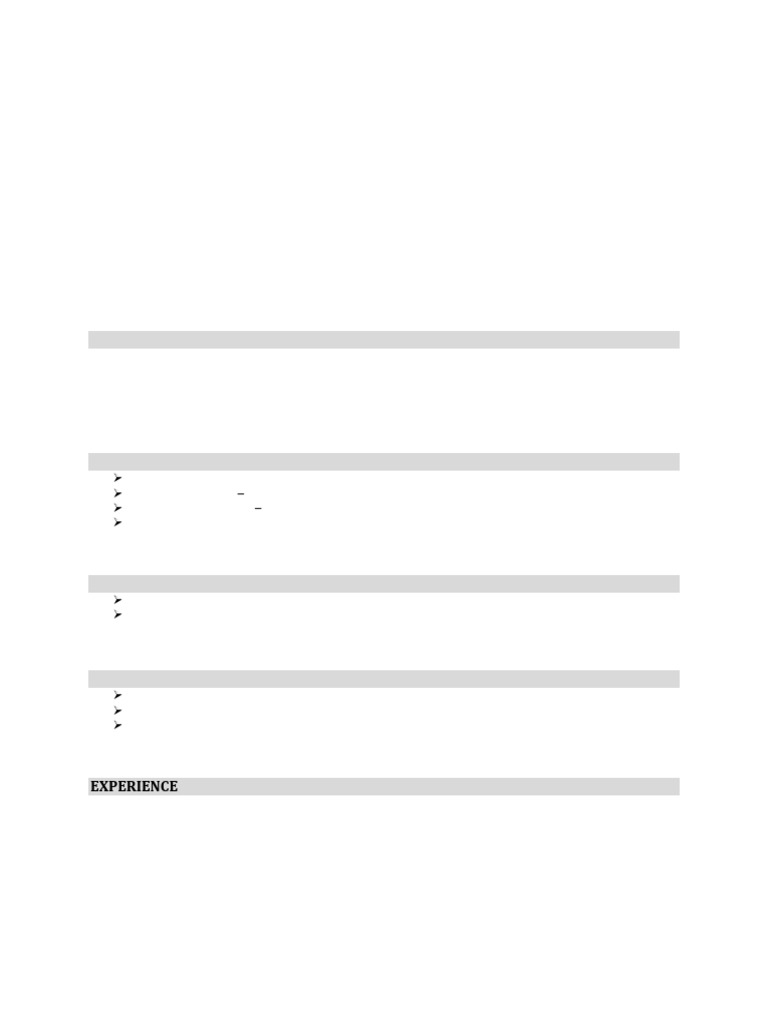 Gaurav Singh's Professional Resume | PDF | Career & Growth | Business