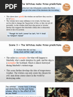 Witches' Predictions in Macbeth Act 1 | PDF | Macbeth