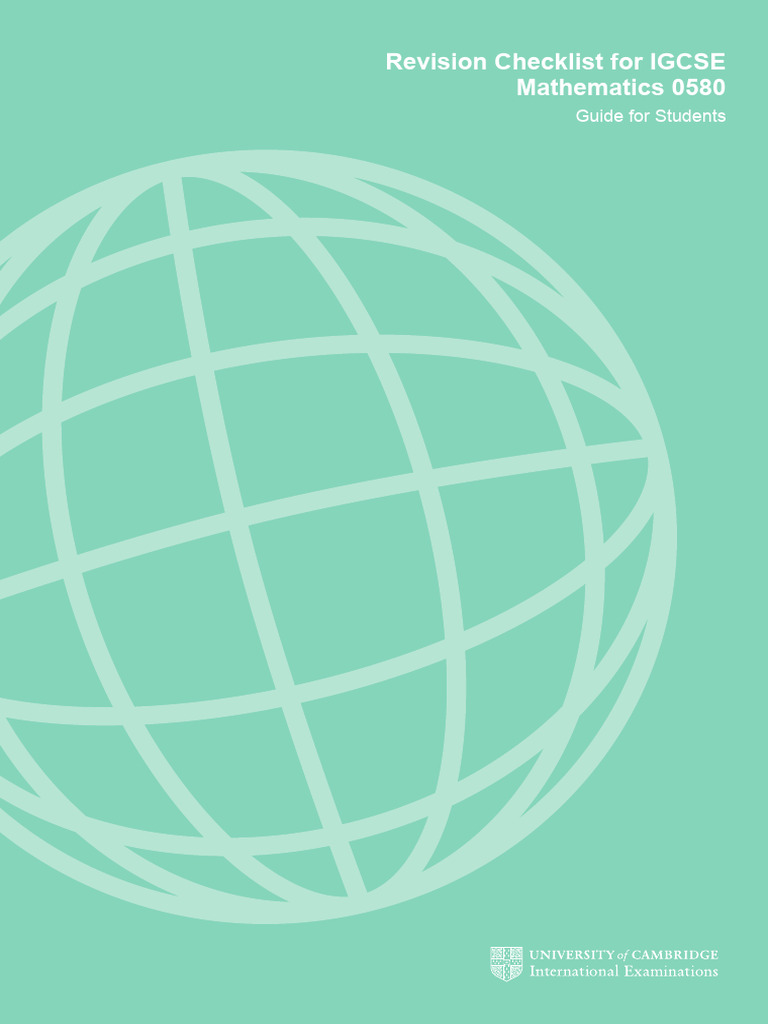IGCSE Math Revision Guide | PDF | Numbers | Set (Mathematics)