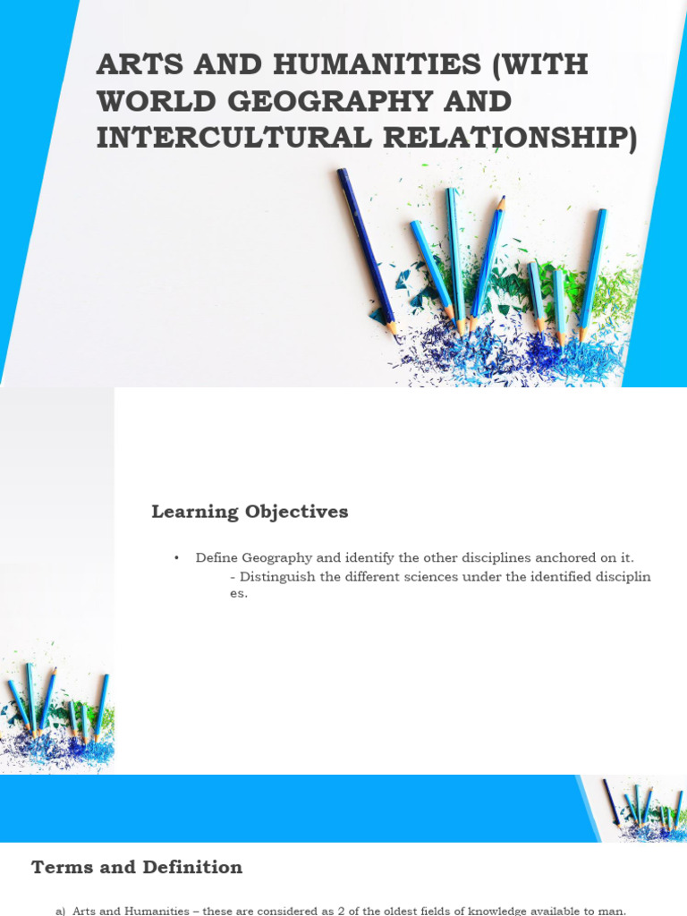 Arts Humanities MIDTERMS | PDF | Sun | Geography