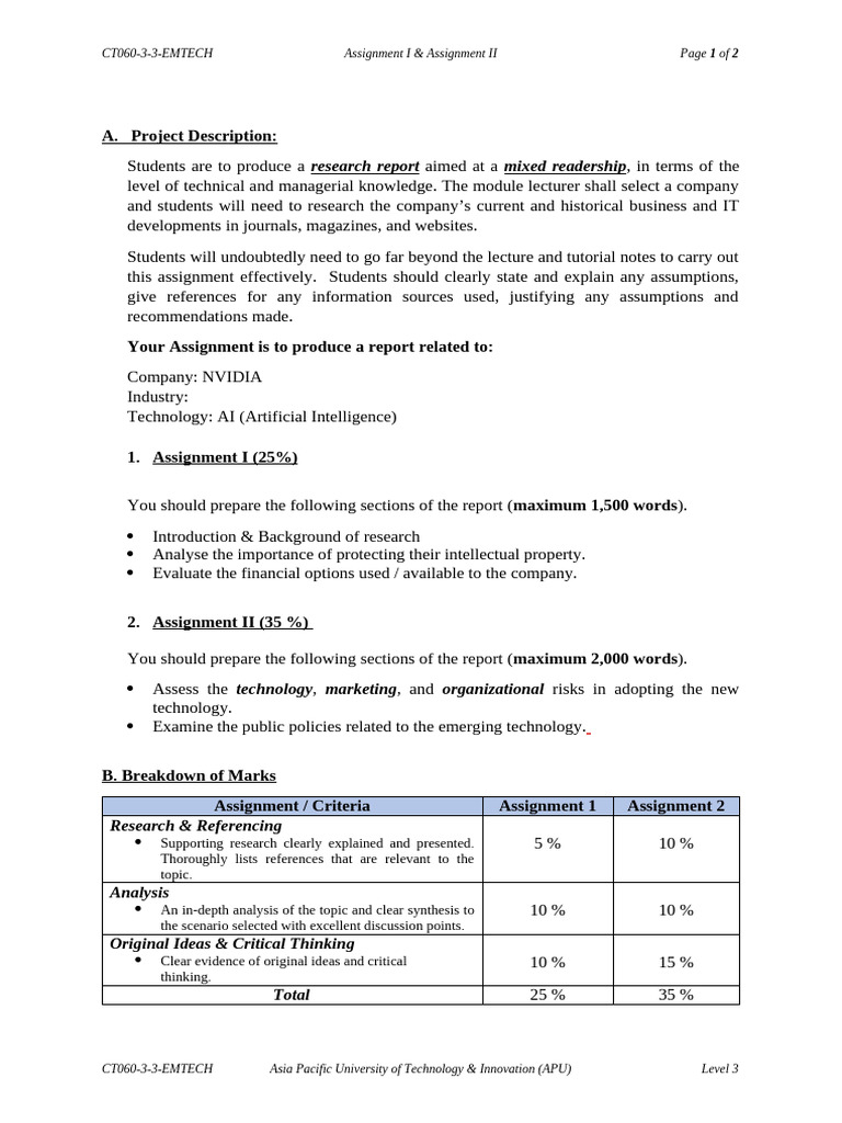 EMTECH - Assignment 1 Assignment 2 | PDF | Evaluation | Artificial ...