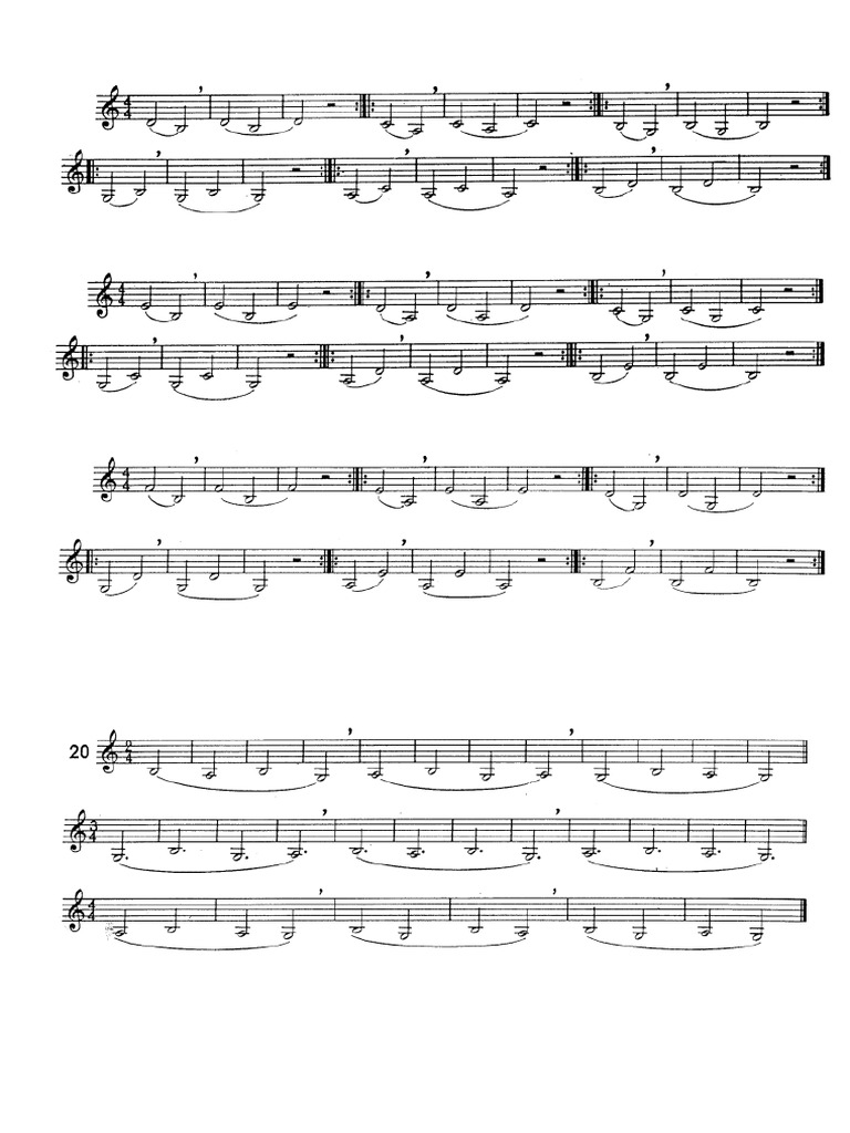 Escalfament Mà Dreta | PDF