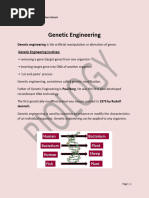 Genetic Engineering Gr11 | PDF | Genetic Engineering | Gene