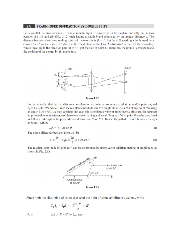 Double and N Slit | PDF