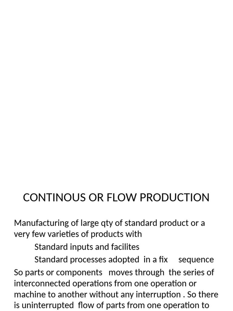 Production Systems | PDF | Mass Production | Automation