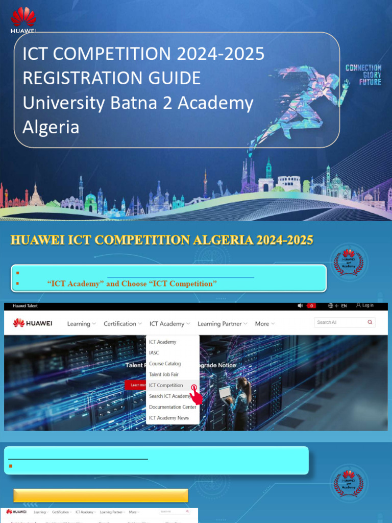 Huawei ICT Competition Algeria Guide | PDF